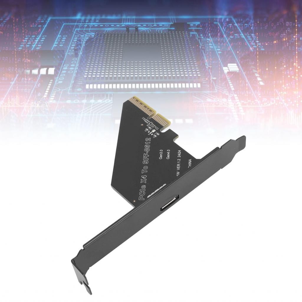 Supergoodsales PCIe 4.0 X4 to Oculink SFF-8612 Adapter SFF-8611 ...