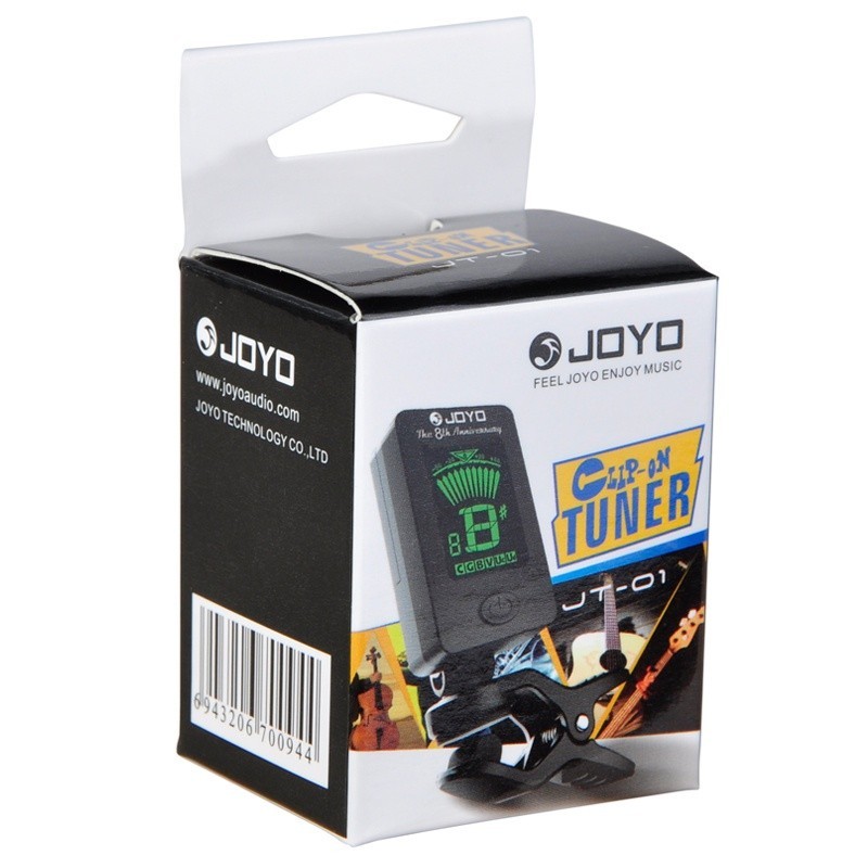 Guitar tuner JOYO JT-01 Digital LCD Clip-on Bass Violin Ukuele Tuner ...