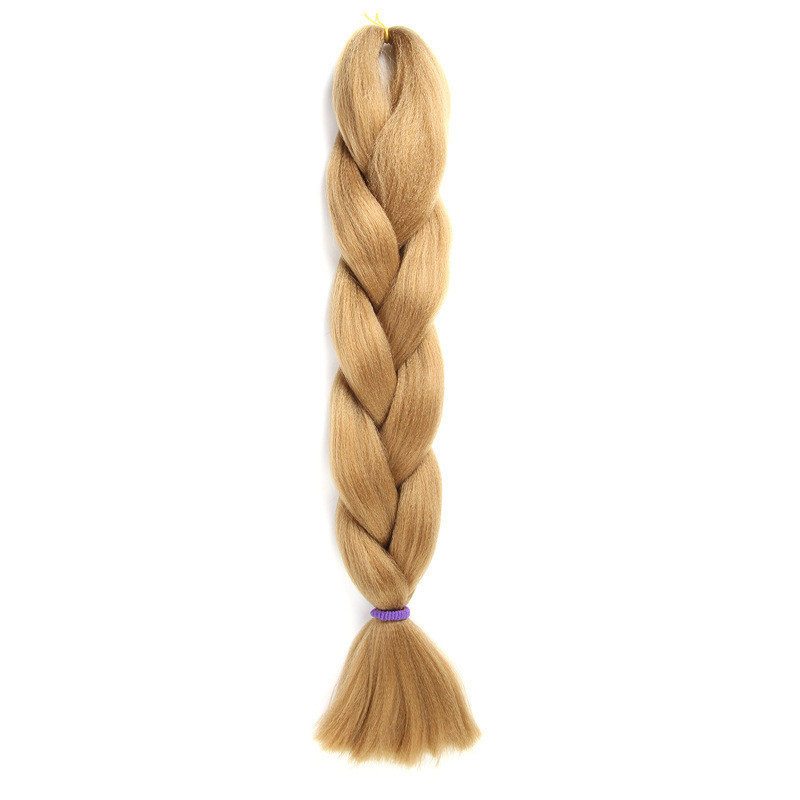 Wig Braids Monochrome Chemical Fiber Big Braids Jumbo Braid Hair High