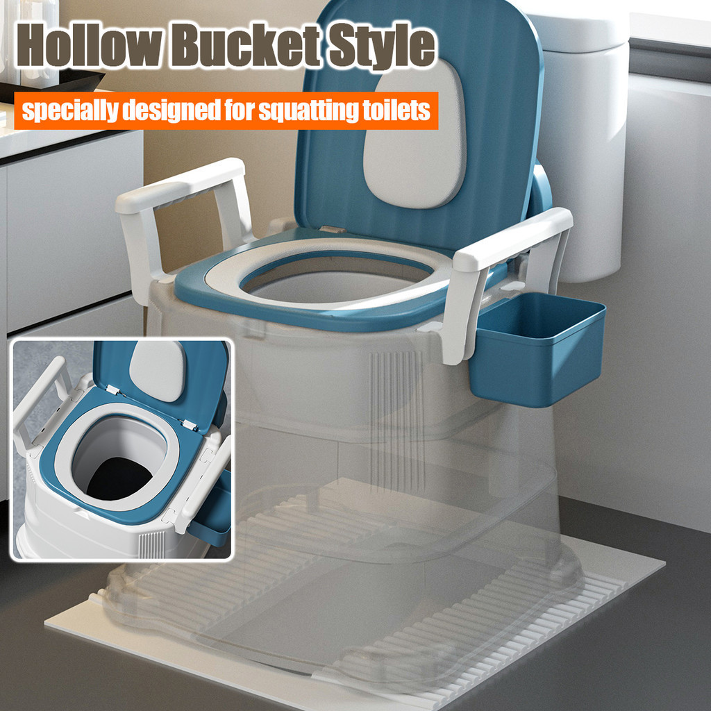 Portable Toilet Bowl Elderly Pregnant Women Adult Seat Toilet Indoor ...