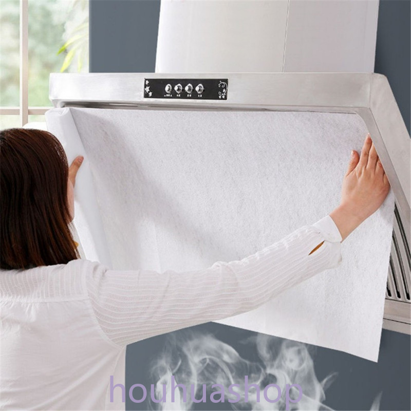 Non-woven Disposable Kitchen Hood Oil Filter Paper Range Hood Grease ...
