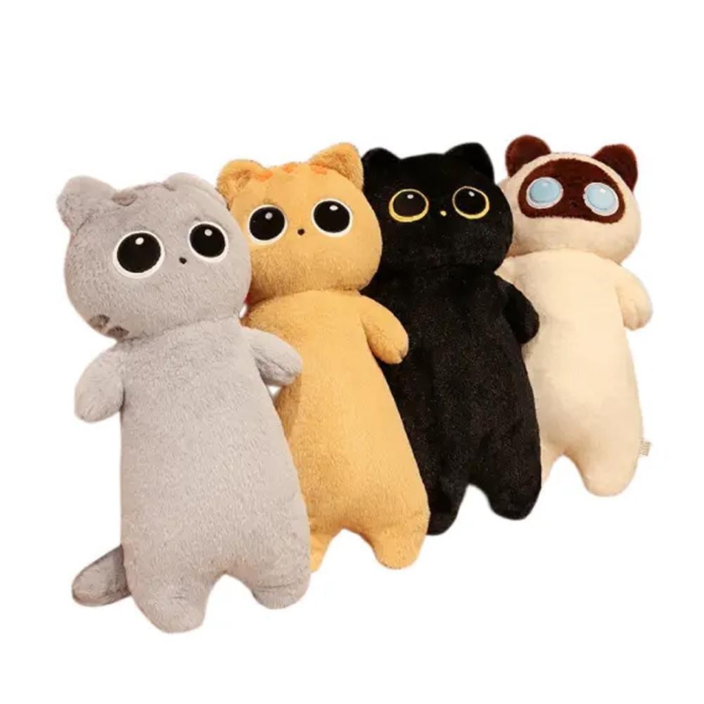 65cm Black Cat Doll Cute Plushie Soft Cat Animal Toys Cartoon Pillow ...