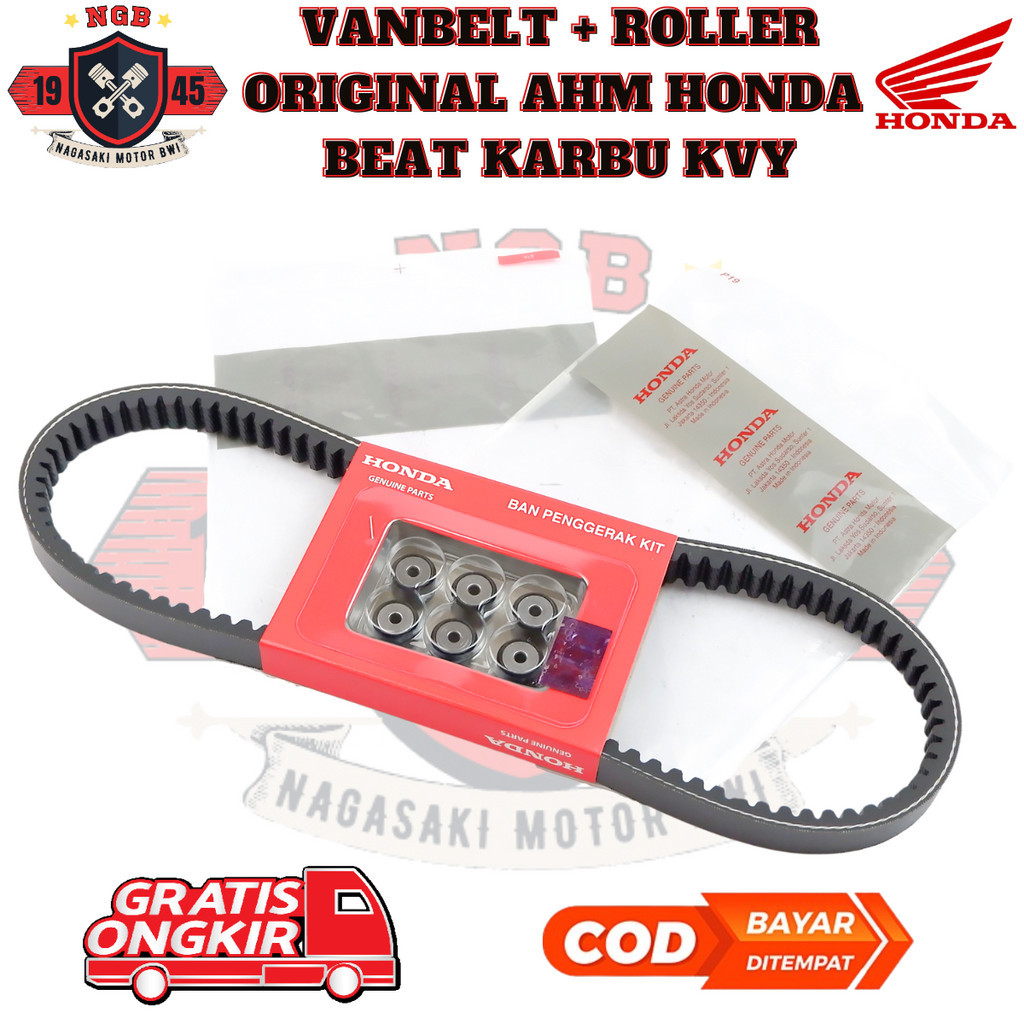 Set Roller Original AHM Honda Beat/V-Belt KVY ORI AHM Motor Beat ...