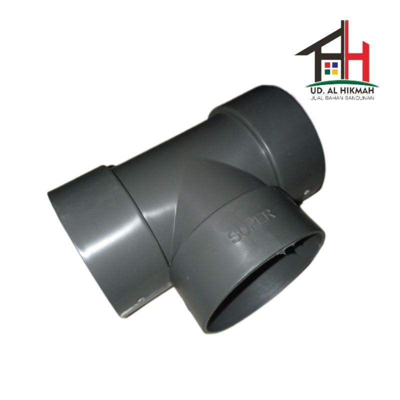 Tee 3 INCH PVC SUPER - T 3" SUPER - PVC PIPE FITTINGS T 3" | Shopee ...
