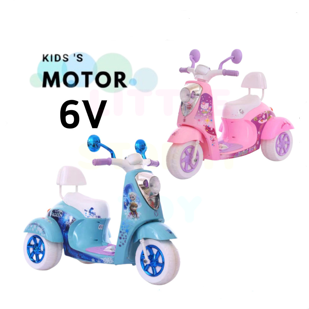 Ready Stock !!! 6V Frozen/Kitty Electric motorcycle Kid Ride on ...
