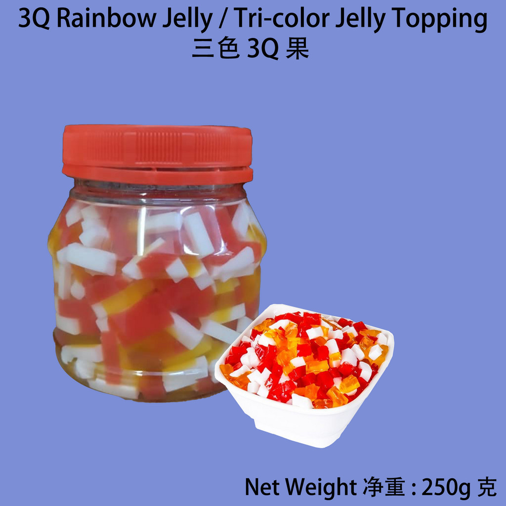 Rainbow Jelly 250g / Tri-color Jelly 三色 3Q果冻 | Shopee Malaysia