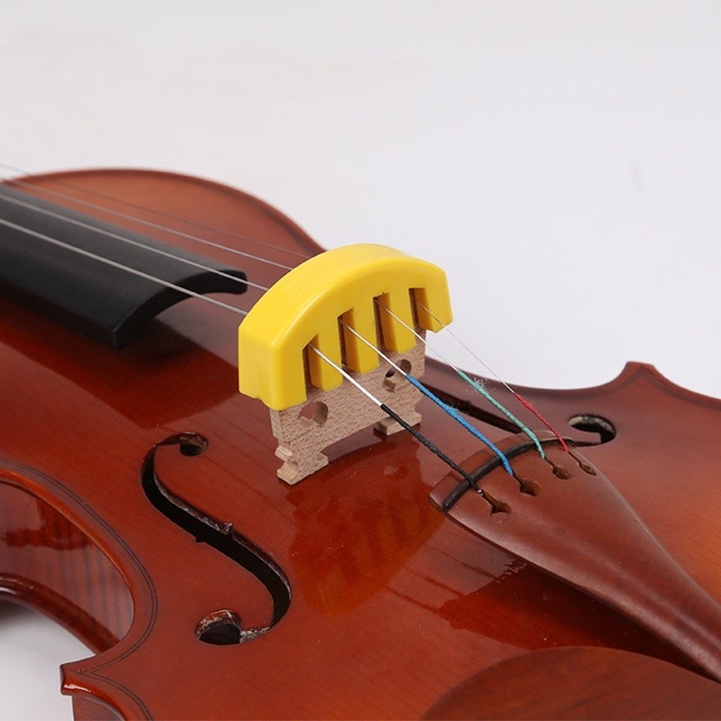 Rubber Practice Volume Control Violin Mute Silencer for 4/4 3/4 1/2 ...