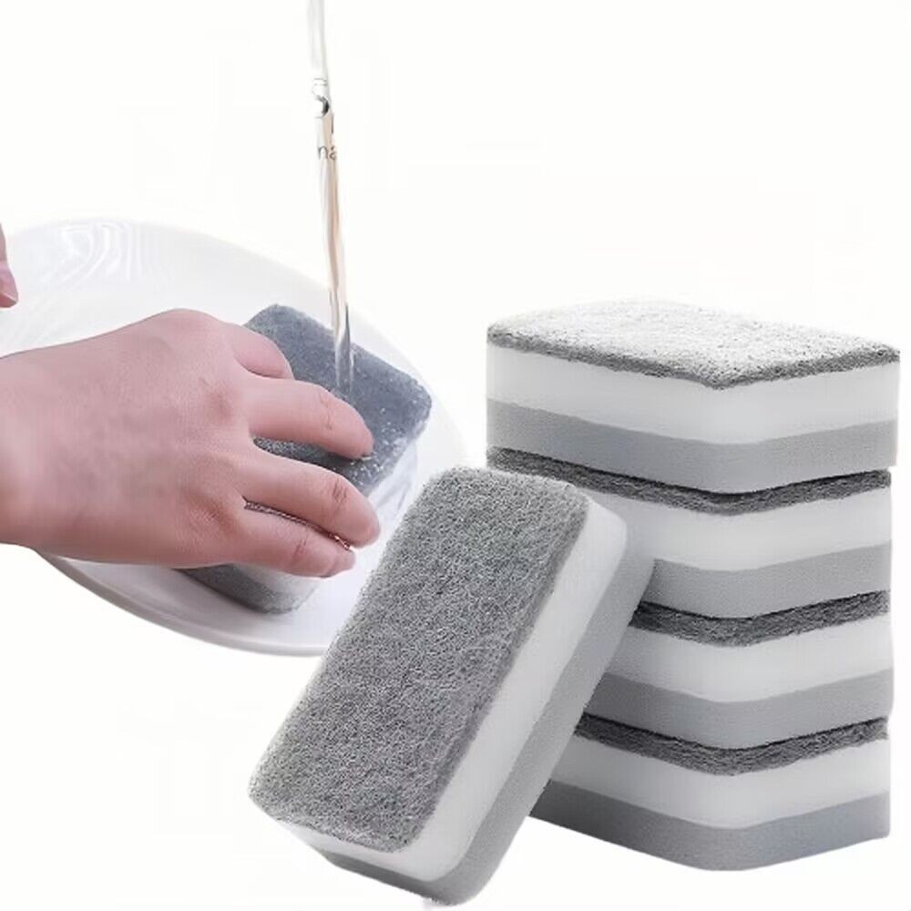 Sponge Scrub Bowl Sponge Blocks / Kitchen Cleaning Dish Cloth ...