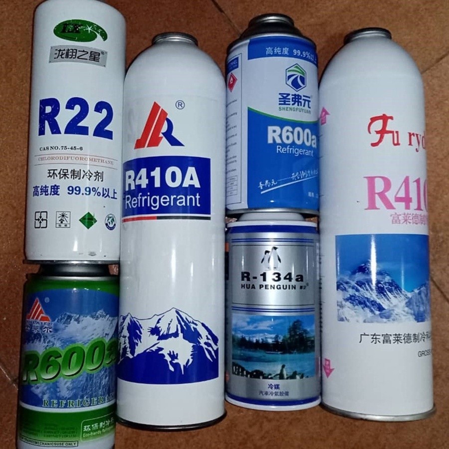 offer~ Refrigerant Small Gas Bottle Aircond Home / car r134 r22 r410 ...