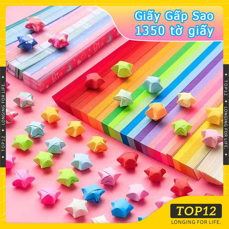 Top12-manufacturer Gradient Star Origami Star Stripe Rainbow Star Paper ...