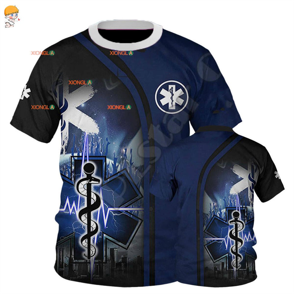 by shirt all in stock EMS Emergency Medical Service 3D Print New ...