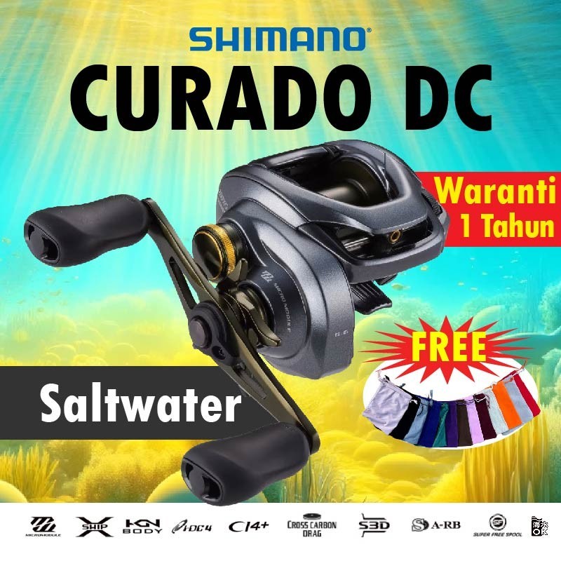 SHIMANO CURADO DC 2022 BAITCASTING REEL 100% Original Imported 201XG ...