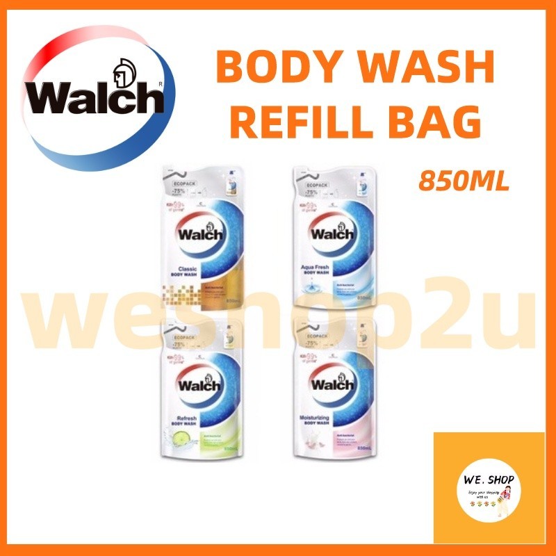 (NEW &LIVE) Walch Anti-Bacterial Body Wash Refill (850ml) Classic ...