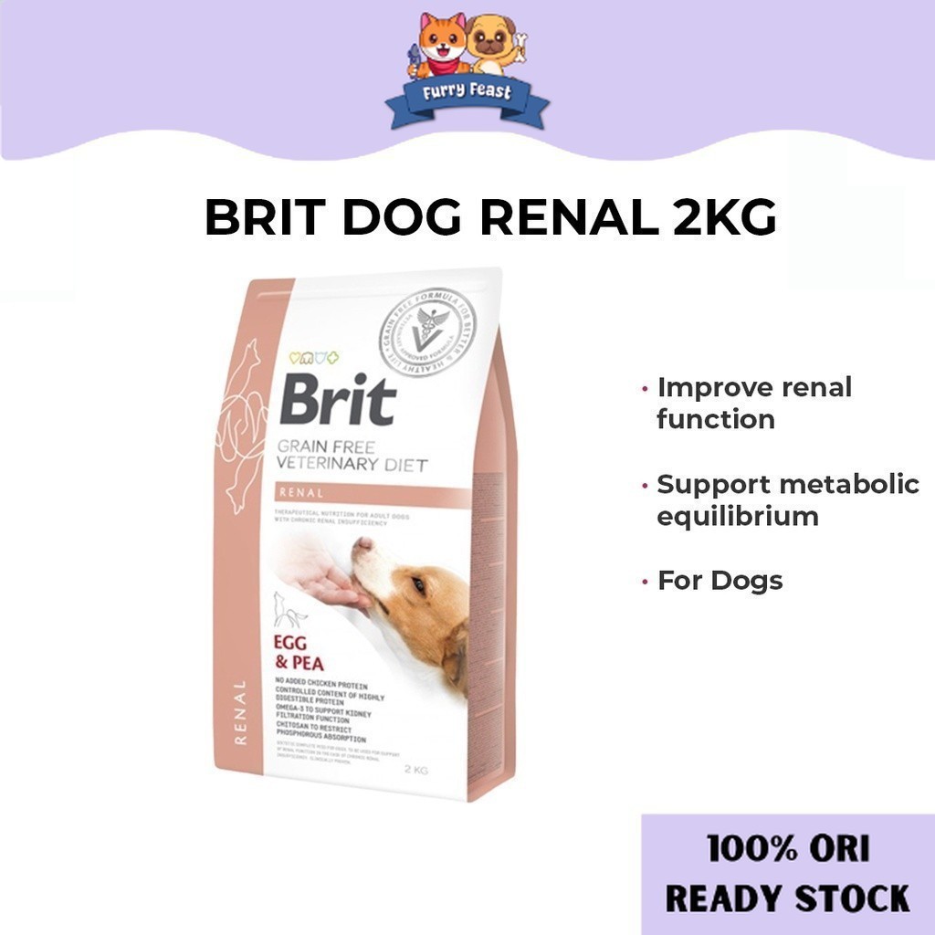 BRIT DOG RENAL 2KG | SUPPORT RENAL FUNCTION DUE TO CHRONIC RENAL ...