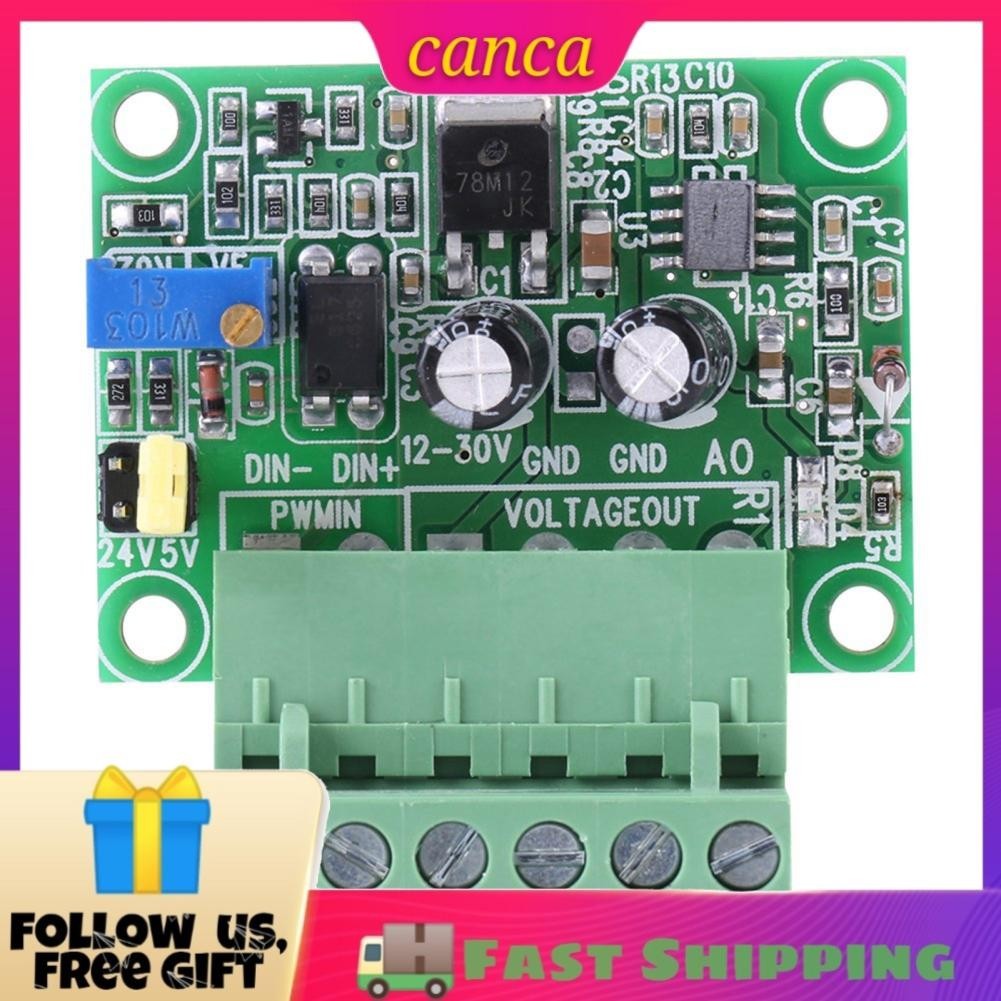 Cancanshop PWM to Voltage 1-3KHz 0-10V Digital-Analog Tranformer ...