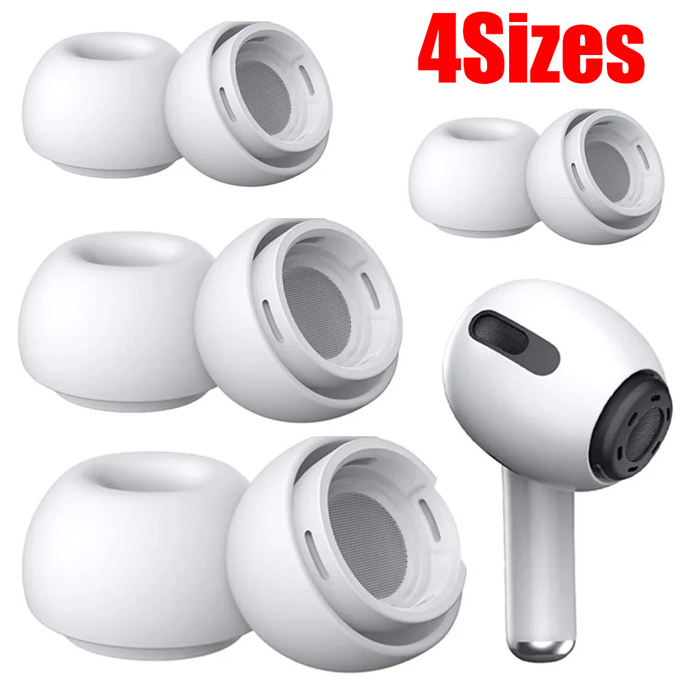 Soft Silicone Ear Tips for Airpods Pro 1 2 with Noise Reduction Hole ...