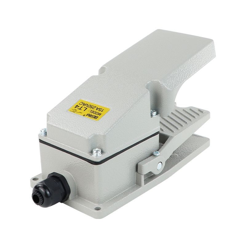 LT4 foot switch, machine tool accessory, silver dot foot switch/jog ...