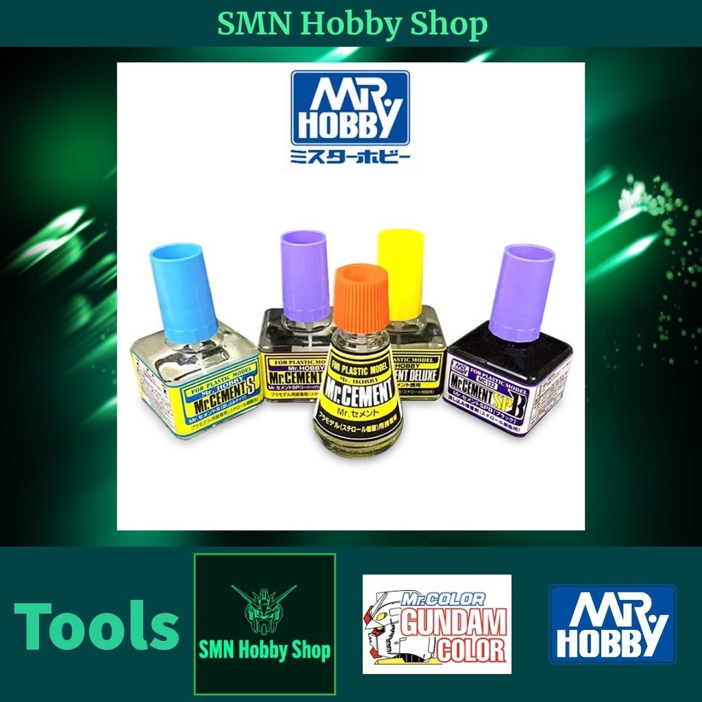 Cement Glue Mr Cement Deluxe S SP MC124-MC131 for Plastic Model kits ...