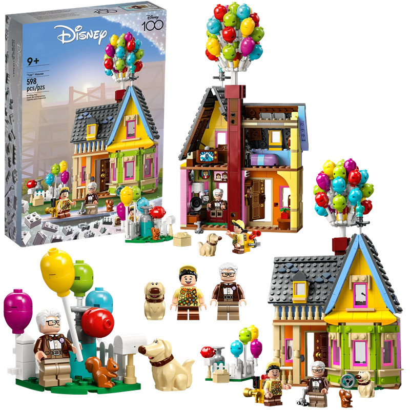 Disney Flying House Travels Series 43217 Chinese Building Block Balloon ...