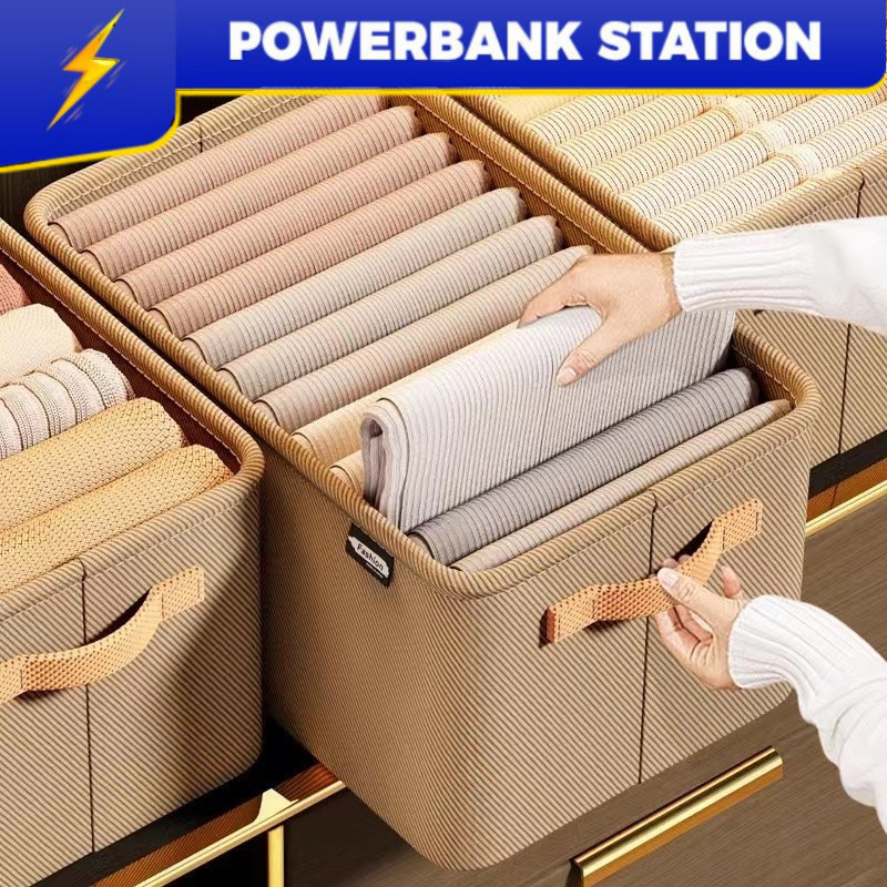 PSB_ Steel Frame New Foldable Clothes Storage Box Thickened Steel Frame ...