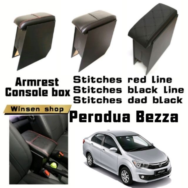 Perodua bezza Armrest console box CARR | Shopee Malaysia