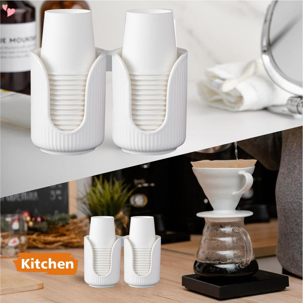 Disposable Paper Cup Dispenser Plastic Desktop Cup Holder Multi ...