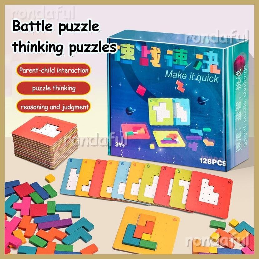 Kids Education Puzzle Thinking Game Battle Puzzle Desktop Toys Funny ...