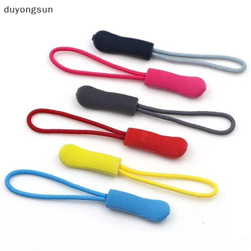 (duyongsun) New 10pcs Zipper Pull Puller End Fit Rope Tag Replacement ...