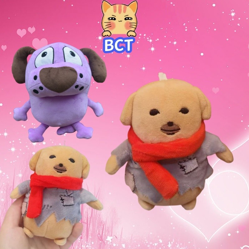 BCT Kawaii Puppy Plush Toy The Cowardly Dog Courage Plush Toys Cute Dog ...