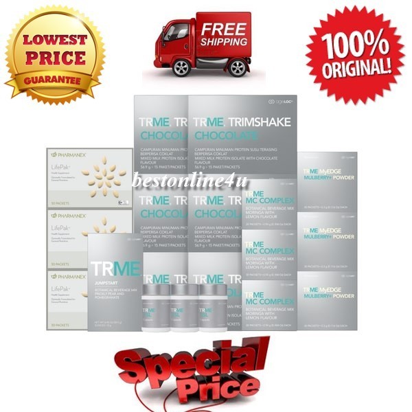 *NEW* Nuskin Nu Skin Ageloc TRME / Tr90 Tr 90 Full Set (Chocolate / Vanilla / Mocha) - 90 days ...