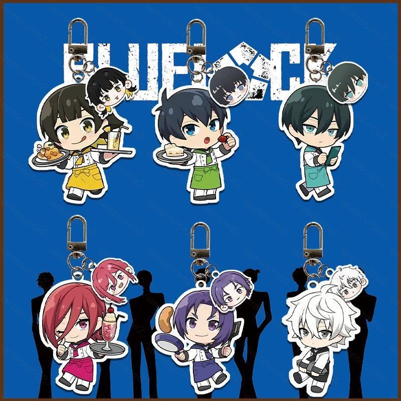 SQ2 BLUE LOCK Meguru Bachira Q Version Acrylic Keychain Backpack ...