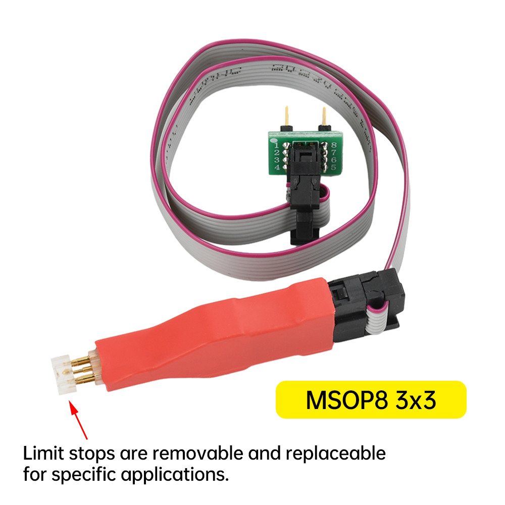 Pcbfun TSSOP8/MSOP8 Microchip Spring Pin Burner Read/Write Test Probe ...