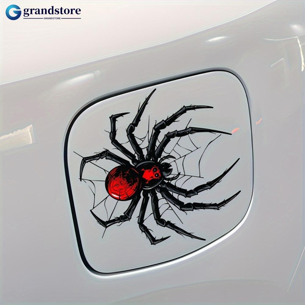 GRANDSTORE 3D Spider Car Sticker Waterproof Decal Sticker Scratch ...