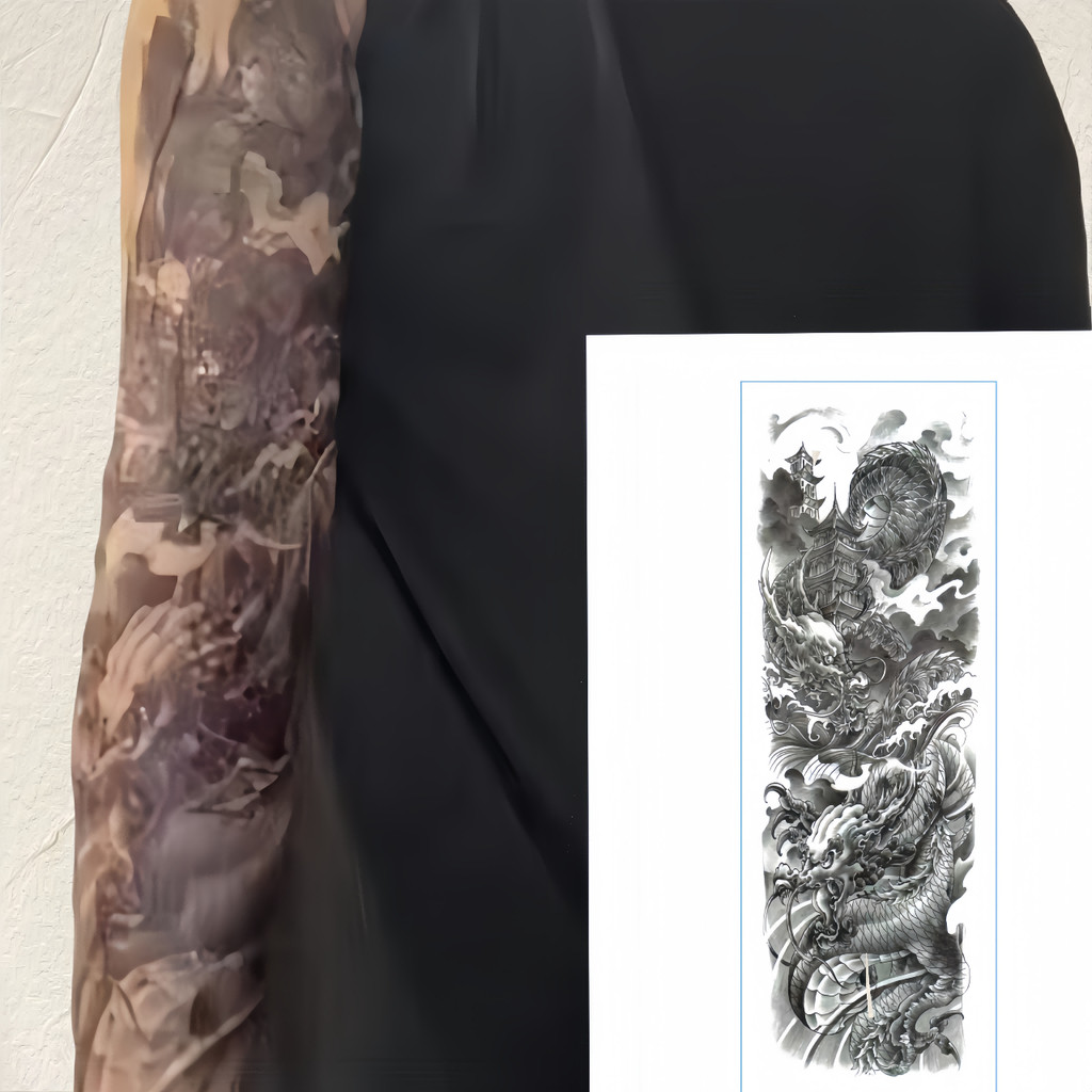 Ins Fashionable Female Style Net Long-Lasting Tattoo Stickers Tattoo ...