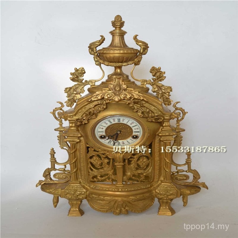 Clock European Style Table Clock Classical Table Clock Old-fashioned ...