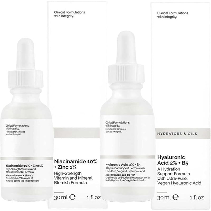 Acid 2% + B5 Serum,Hyaluronic Acid For Face Hydrated for Face to Plump ...