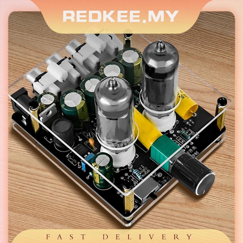[Redkee.my] HiFi Audio Preamp Multiple Input Options Preamp Tube Board for Amplifier Speaker ...