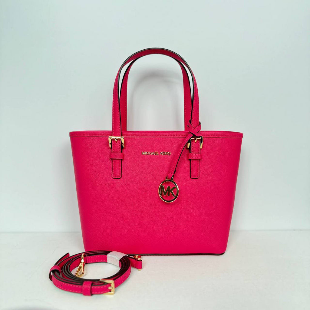 MK Jet Set Travel XS Carryall Convertible TZ Tote in Electric Pink ...