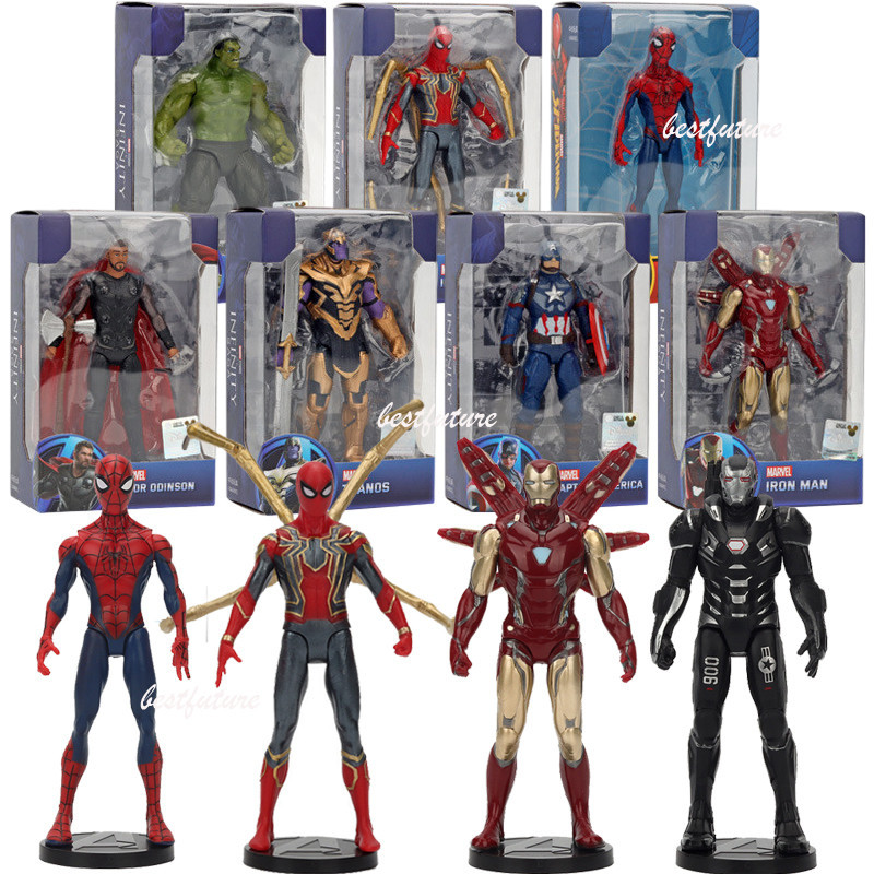 Zd Toys Marvel 4 Inch Captain America Iron Spider Man Thor Hulk ...