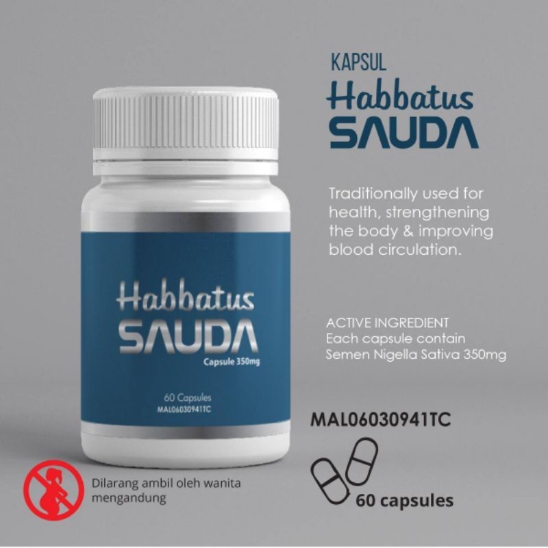Habbatus Sauda Capsul Habbatus Sauda Softgel Seeds Kapsul Habatusauda ...