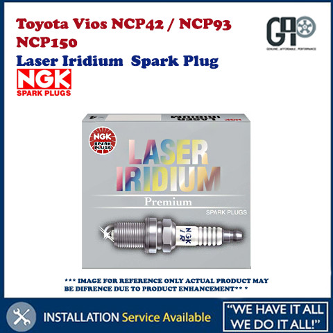 NGK Laser Iridium Spark Plug for Toyota Vios NCP42 NCP93 NCP150 (2003 ...