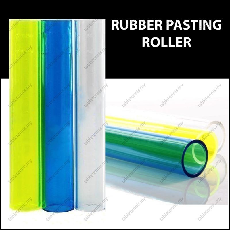Plastic Table Tennis Rubber Paste Roller Blade Racket Paddle Ping Pong ...