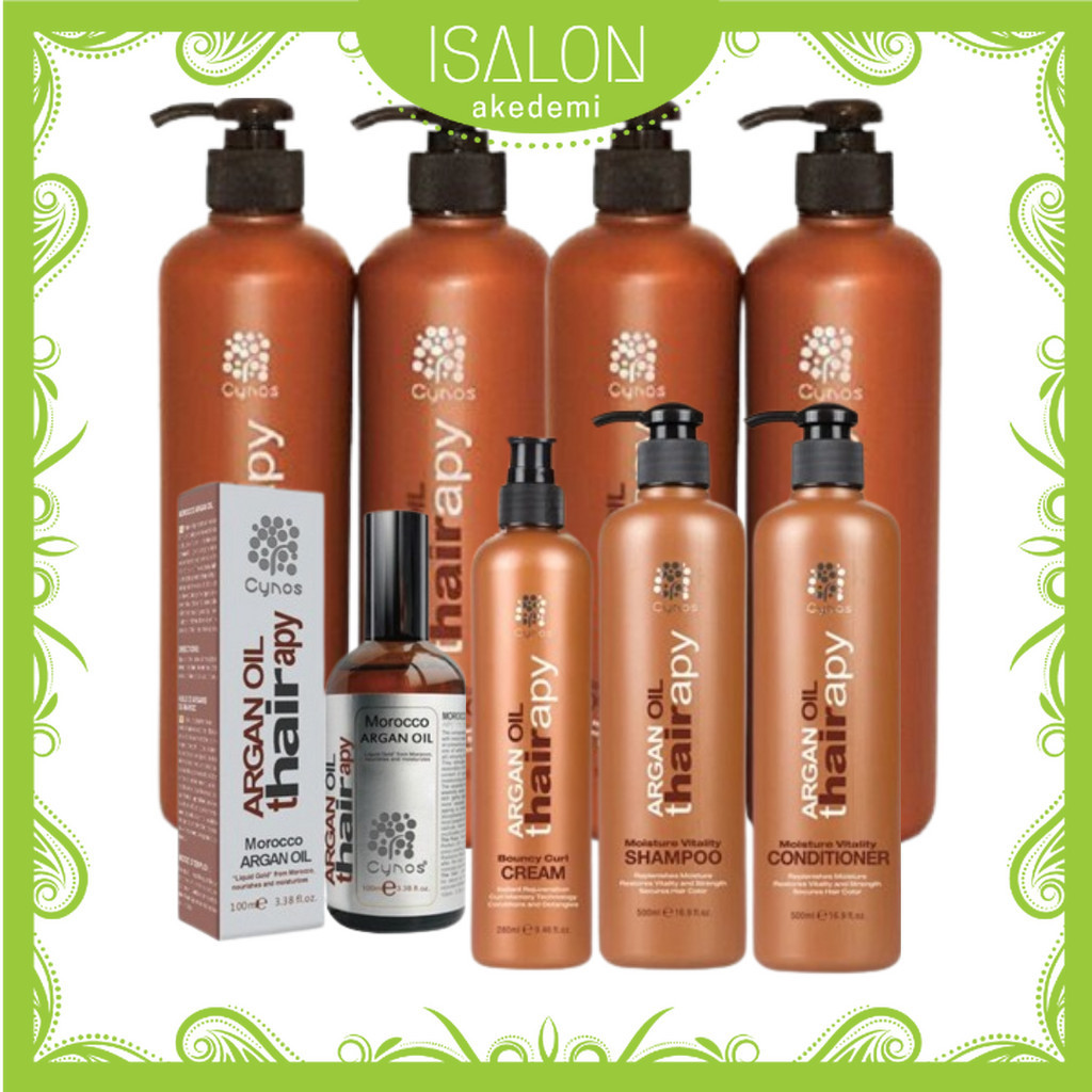 CYNOS ARGAN THAIRAPY SERIES HAIR OIL/SHAMPOO/CONDITIONER 500ML/ 1000ML ...