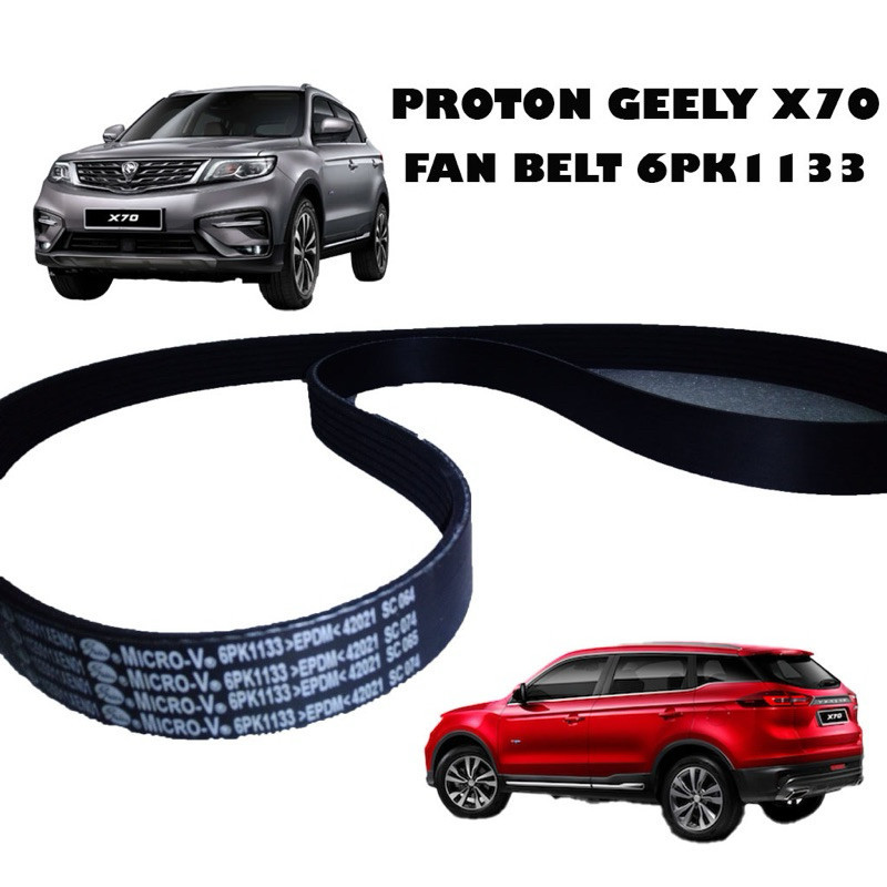 Proton X70 Fan Belt/V-Belt 6PK1133 | Shopee Malaysia
