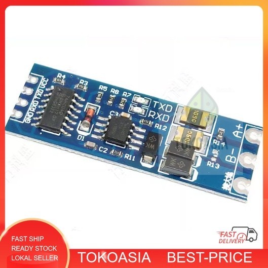 Microcontroller TTL to RS485 Adapter Module 485 to Serial Port UART ...