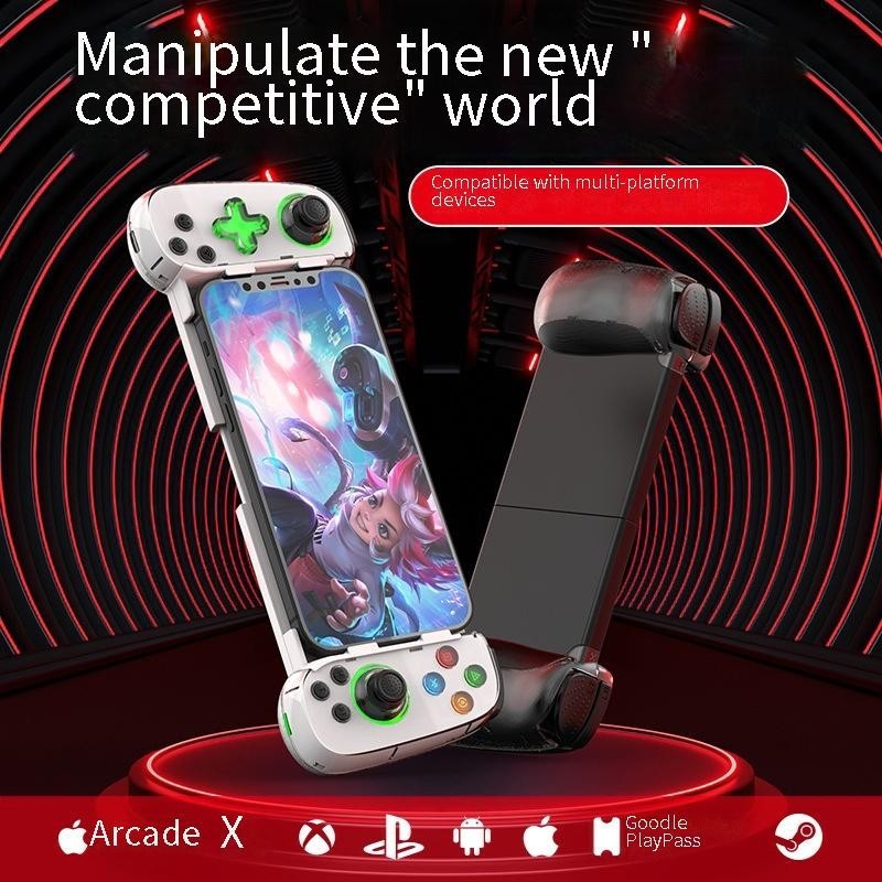 Mobile Phone Controller With Stretchable Led Game Controller Dual Hall Sense Wireless Bluetooth 0338
