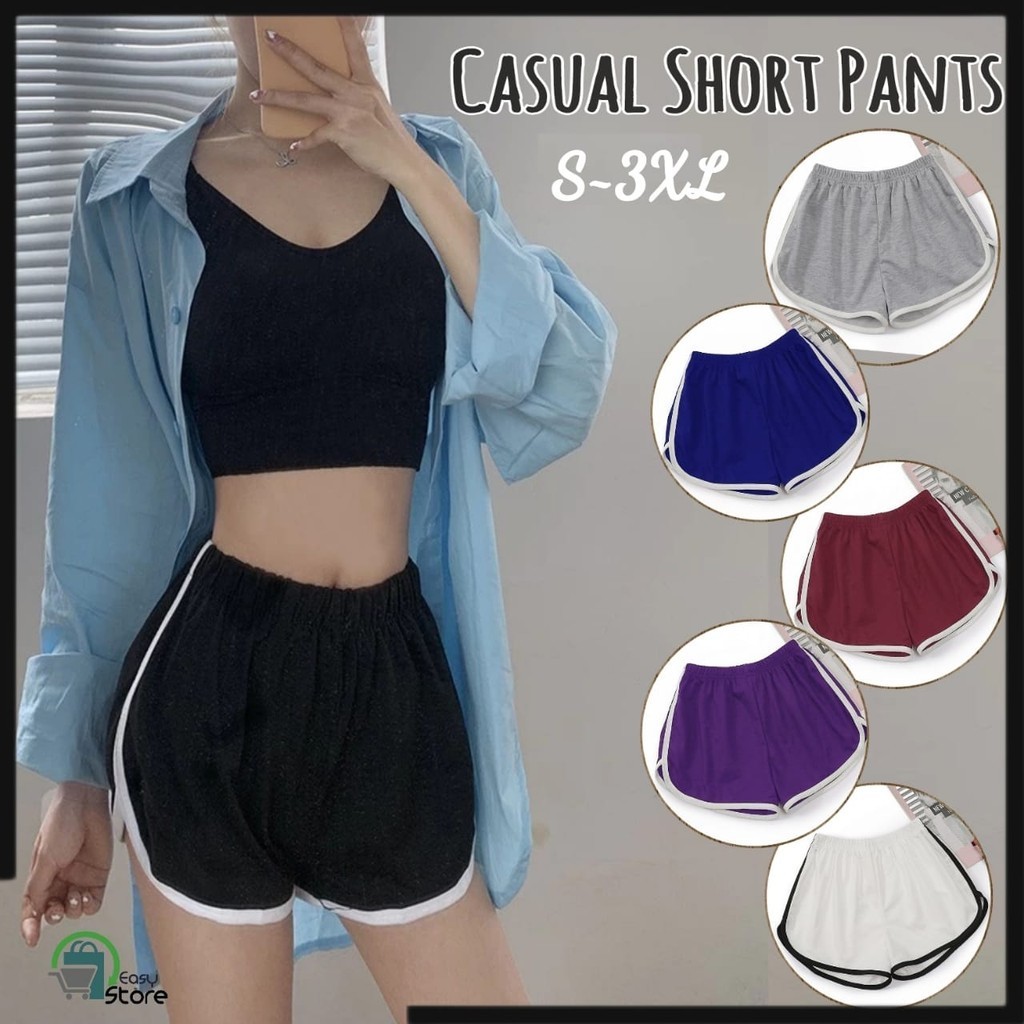Seluar Sukan Perempuan Women Zhen Li Sports Shorts Gym Fitness Yoga ...