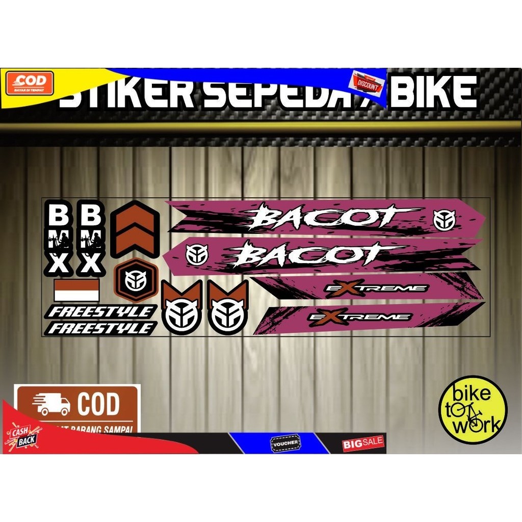 Bicycle STICKER/UNIVERSAL STICKER STICKER ALL Bicycle STICKER Variation ...