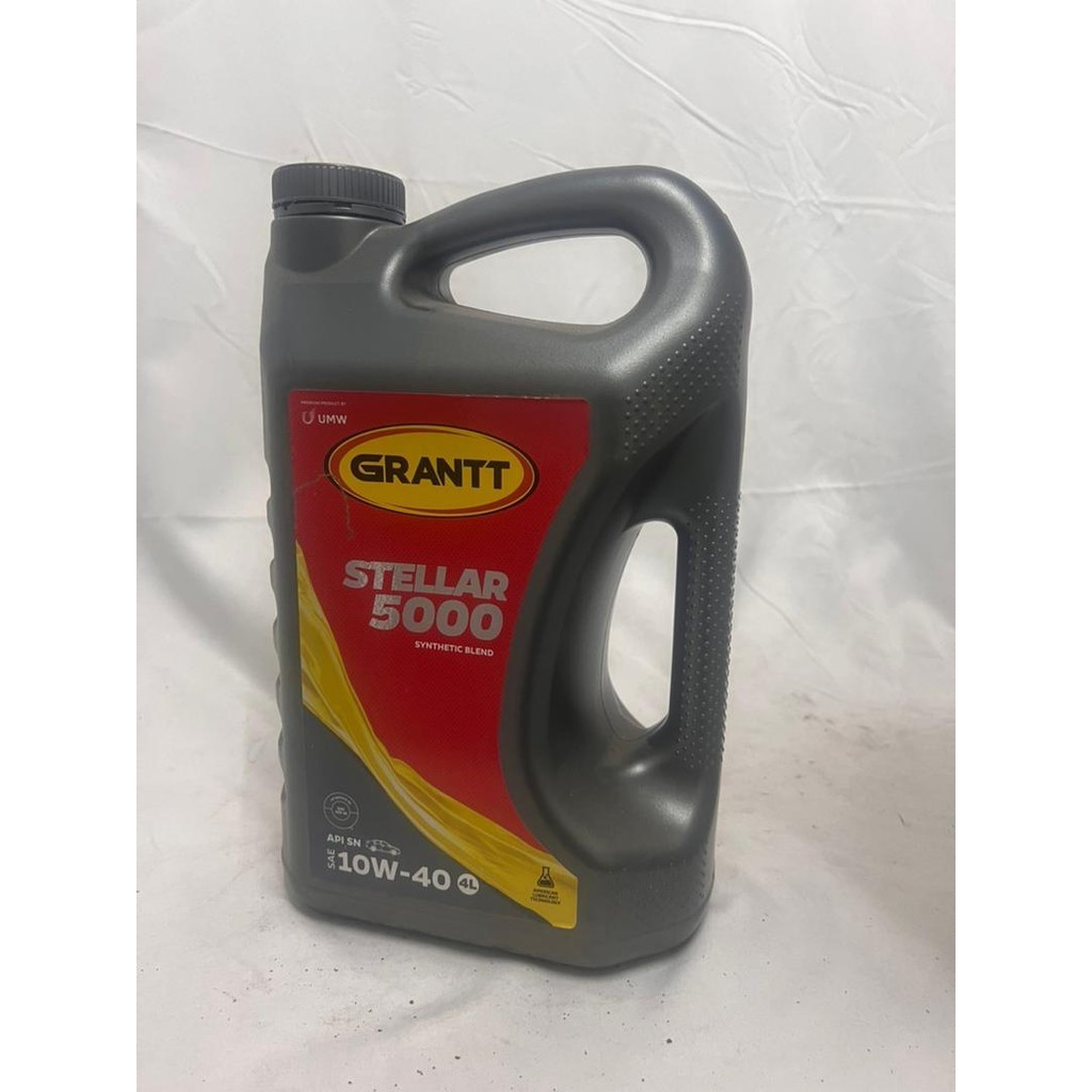 [ STOCK CLEARANCE ] GRANTT STELLAR 5000 10W-40 API SN SYNTHETIC BLEND ...