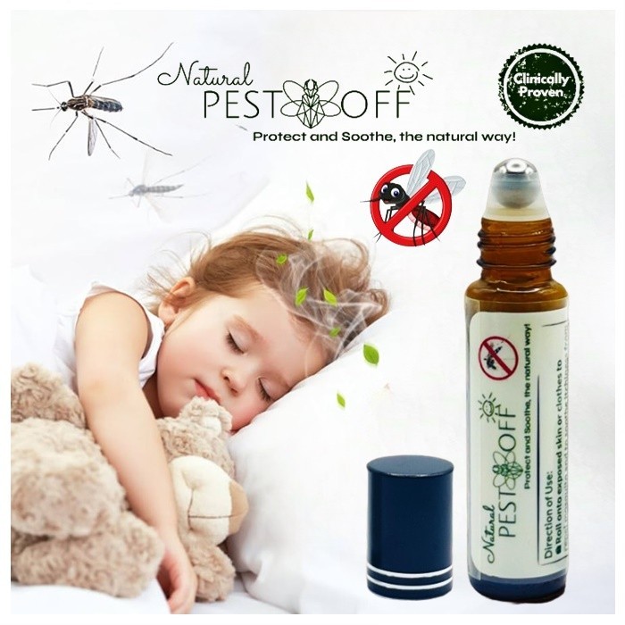 Natural Pest Off Roller Mosquito Repellent for Babies and Kids/Ubat ...